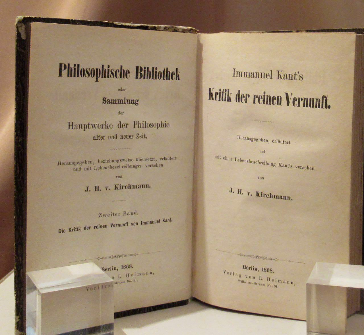 ‘Critique of Pure Reason’ by Immanuel Kant – Simon Gros