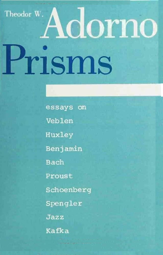 Adorno’s Prisms – Simon Gros